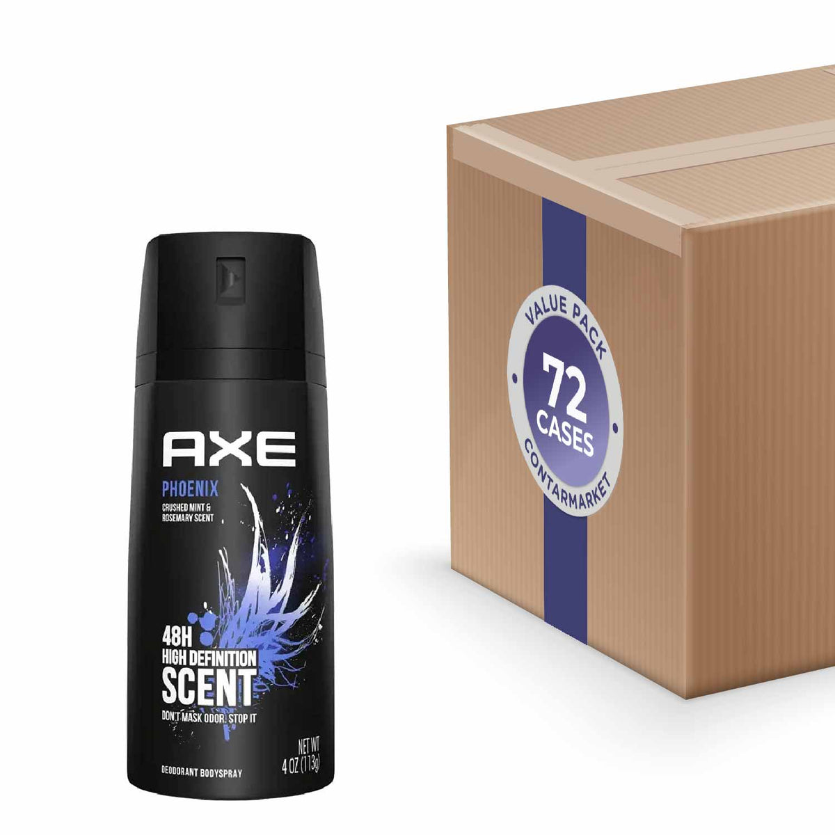 Axe - Deodorant Body Spray for Men, Phoenix - 4 oz - 72 Pack – Contarmarket