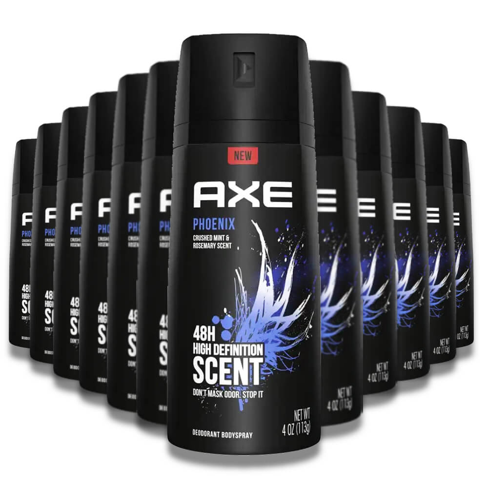 Axe Body Spray for Men Phoenix - 4 oz - 12 Pack – Contarmarket