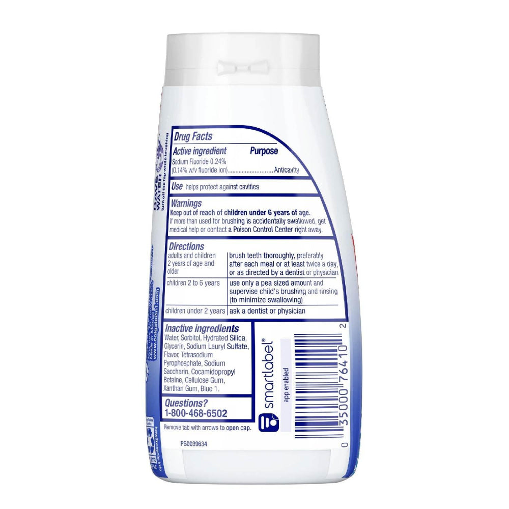 Colgate 2 in 1 Whitening W/ Stain Lifters Toothpaste Gel & Mouthwash 4 ...