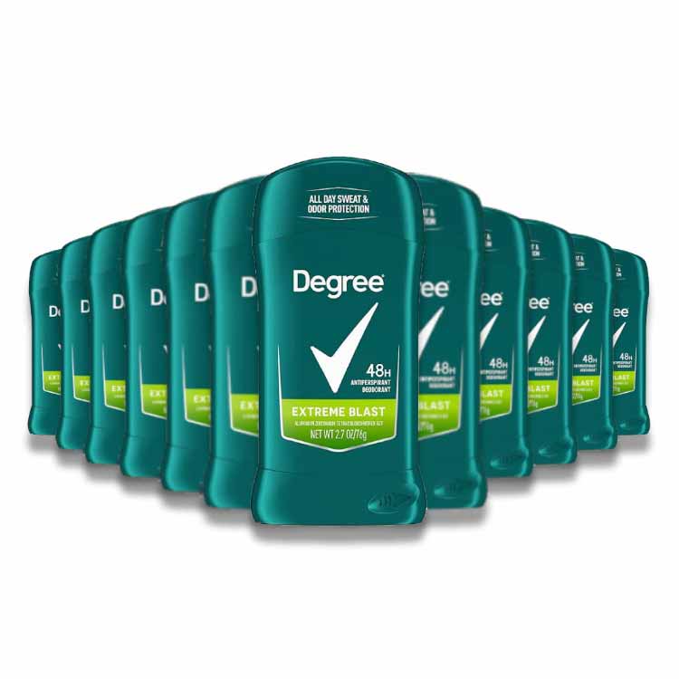 Degree Men Extreme Blast Antiperspirant Deodorant Invisible Solid, 2.7 ...