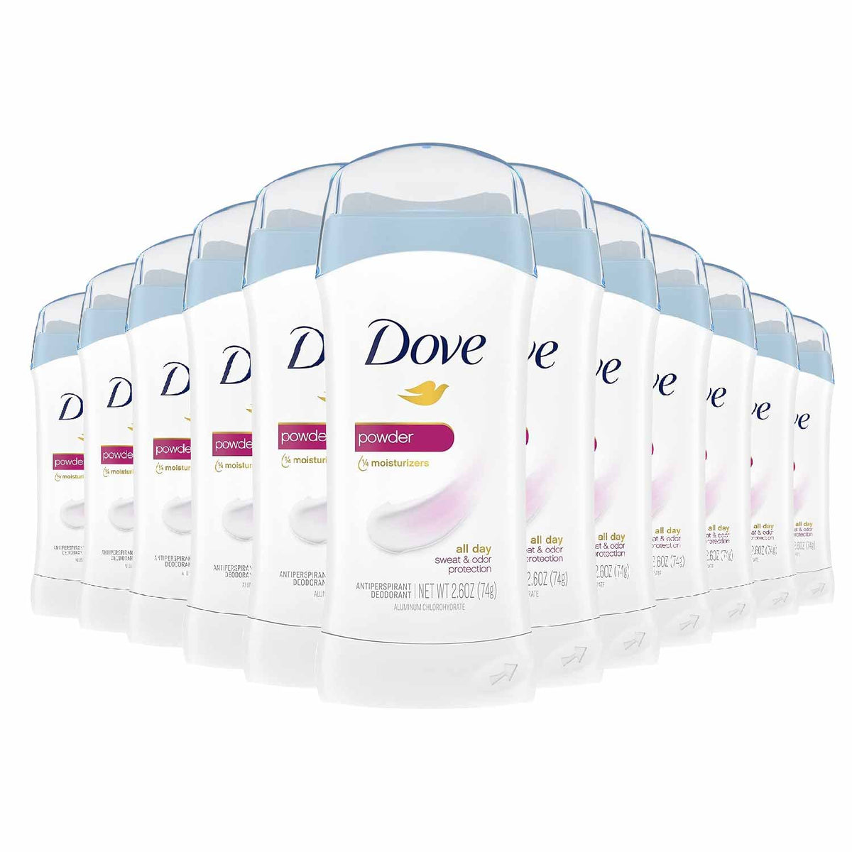 Dove Powder Invisible Solid Anti-perspirant/ Deodorant 2.6 Oz - 12 Pac ...