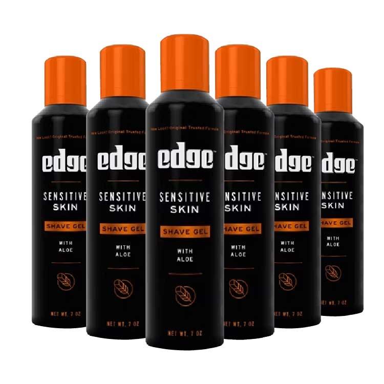 Edge - Sensitive Skin Shaving Gel 7 oz - 6 Pack – Contarmarket