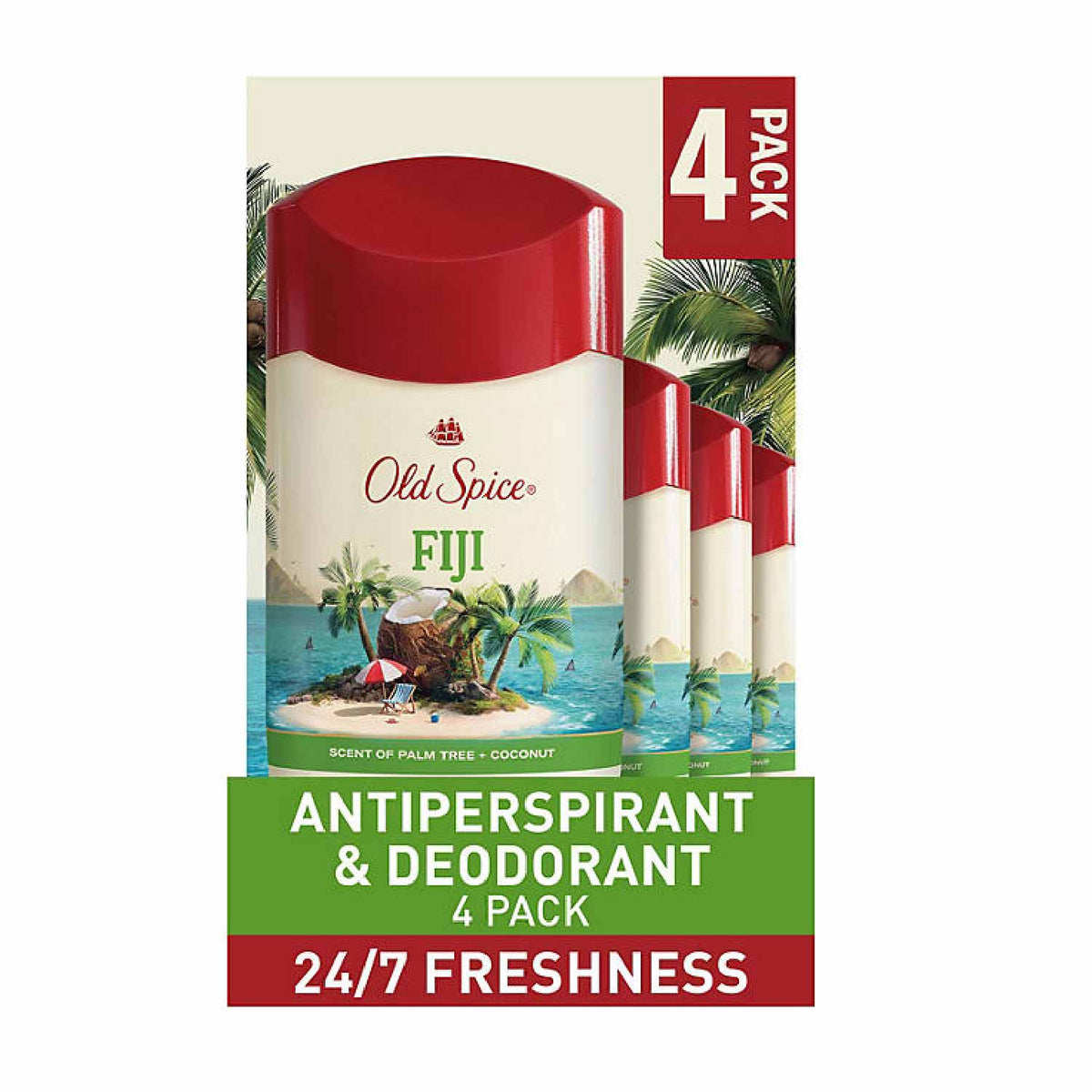 Old Spice - Fiji with Palm Tree, Antiperspirant & Deodorant - 2.6 Oz ...