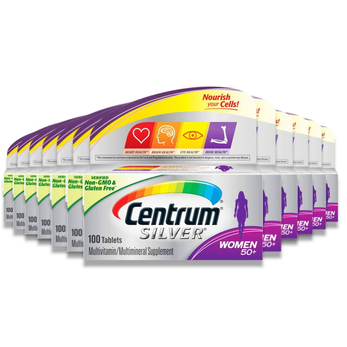 Centrum Silver Women Multivitamins - 100 Ct - 12 Pack – Contarmarket