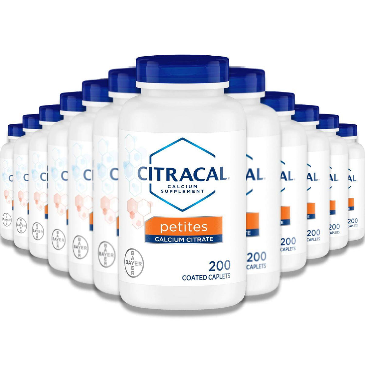 Citracal Petites Calcium Citrate Vitamin D3 Supplement Caplet 200 Ct 24 ...