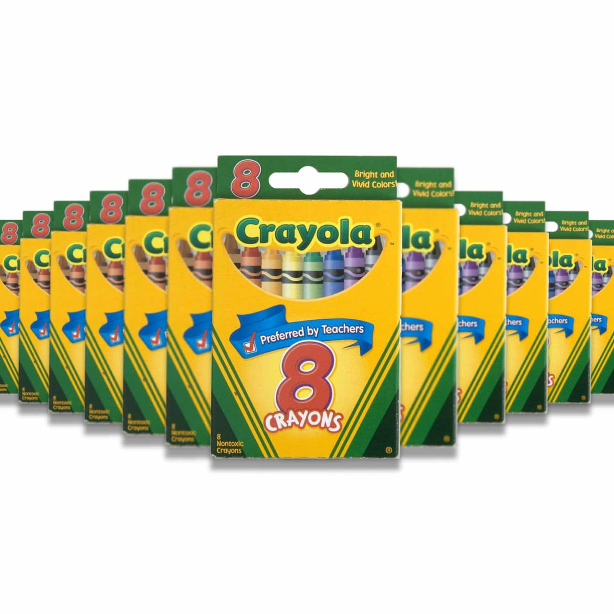 Crayola - Classic Color Nontoxic Crayons Assorted - 8 Ct - 48 Pack ...