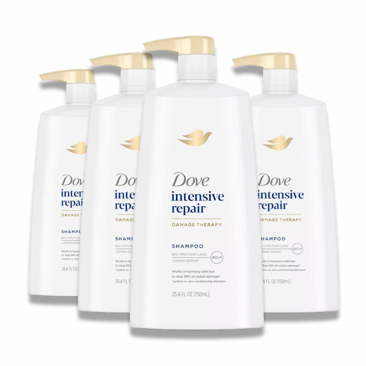 Dove - Beauty Intensive Repair Shampoo 25.4 Oz - 4 Pack – Contarmarket