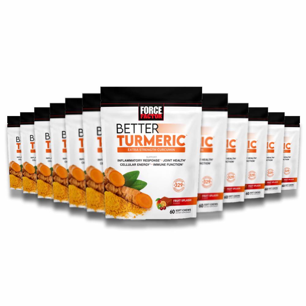 Force Factor - Better Turmeric, Extra Strength Curcumin Fruit Splash ...