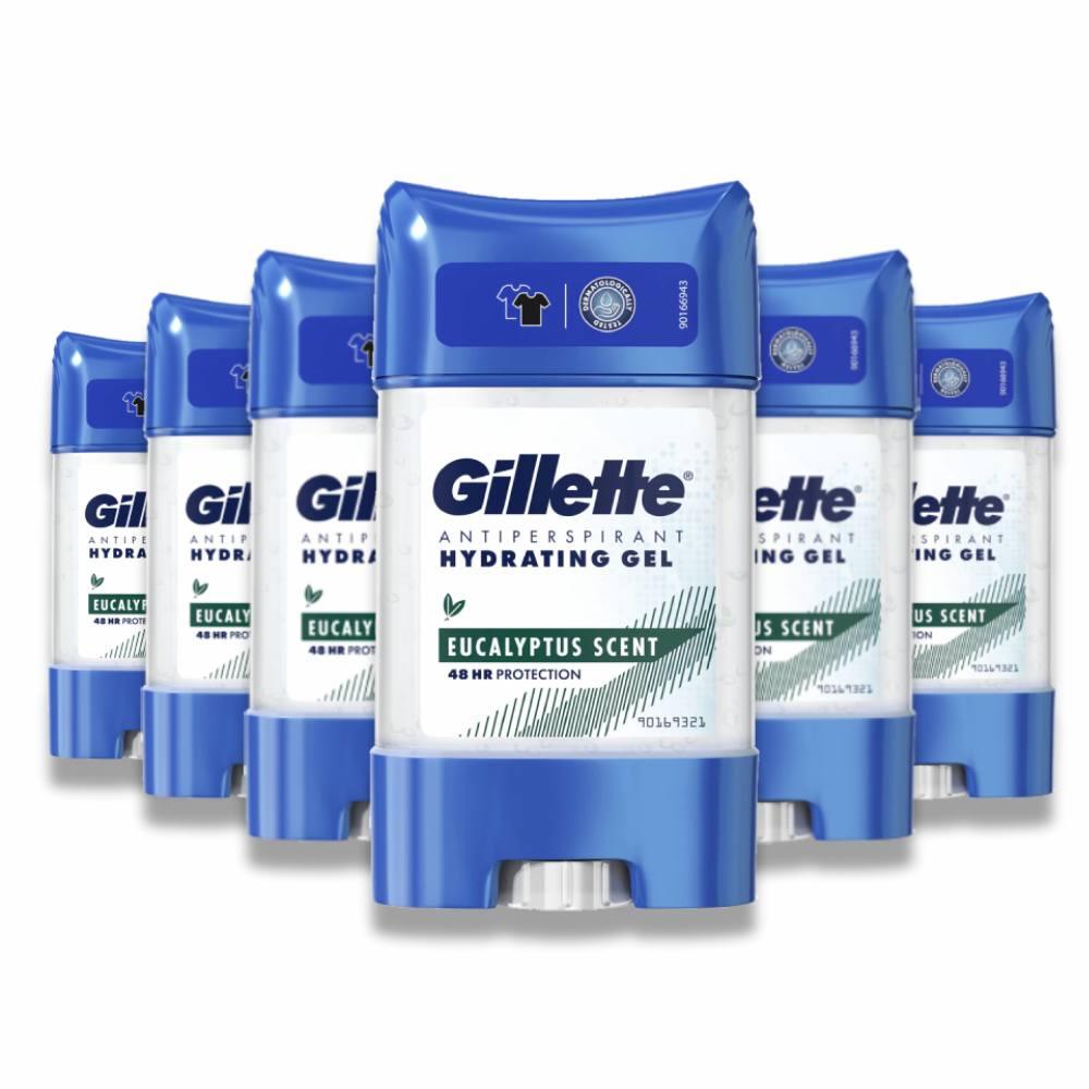 Gillette - Antiperspirant Gel, Eucalyptus Scent - 70 ml/ 2.36 fl oz ...