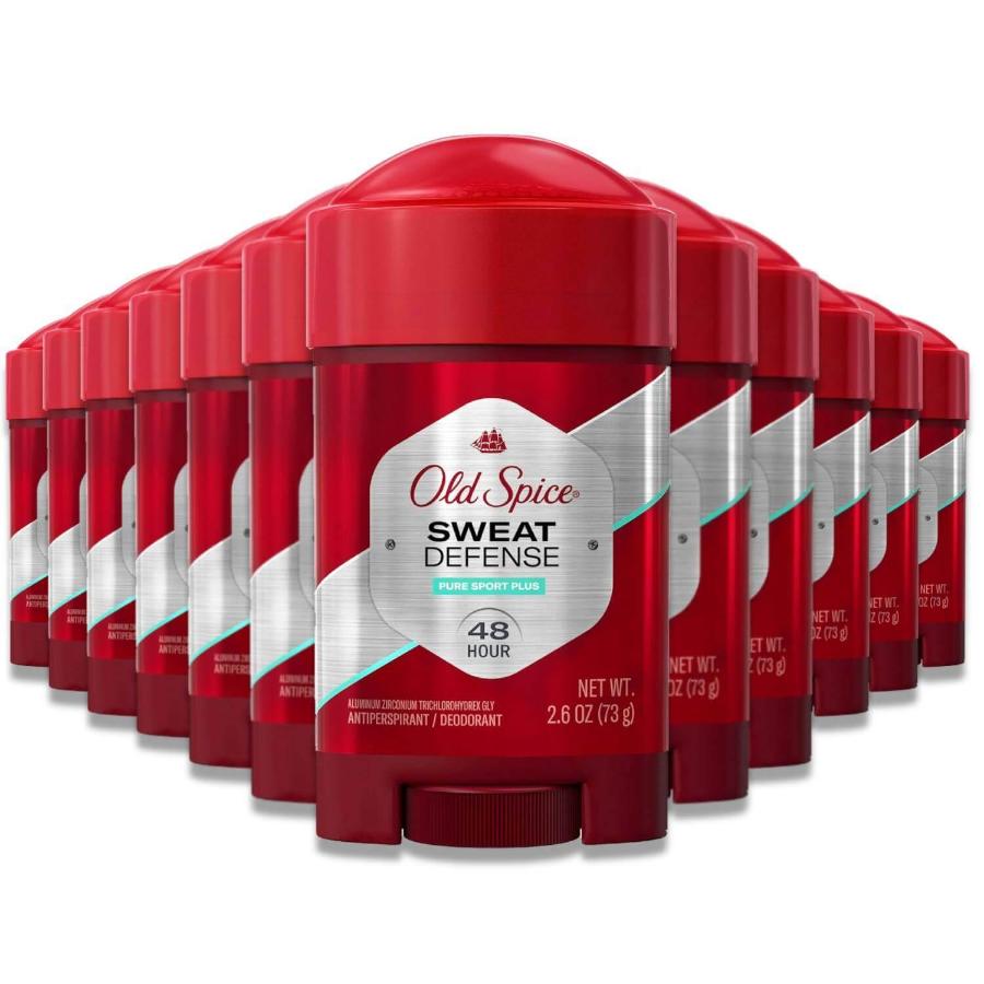 Old Spice Sweat Defense Antiperspirant Deodorant Soft Solid Pure Sport ...