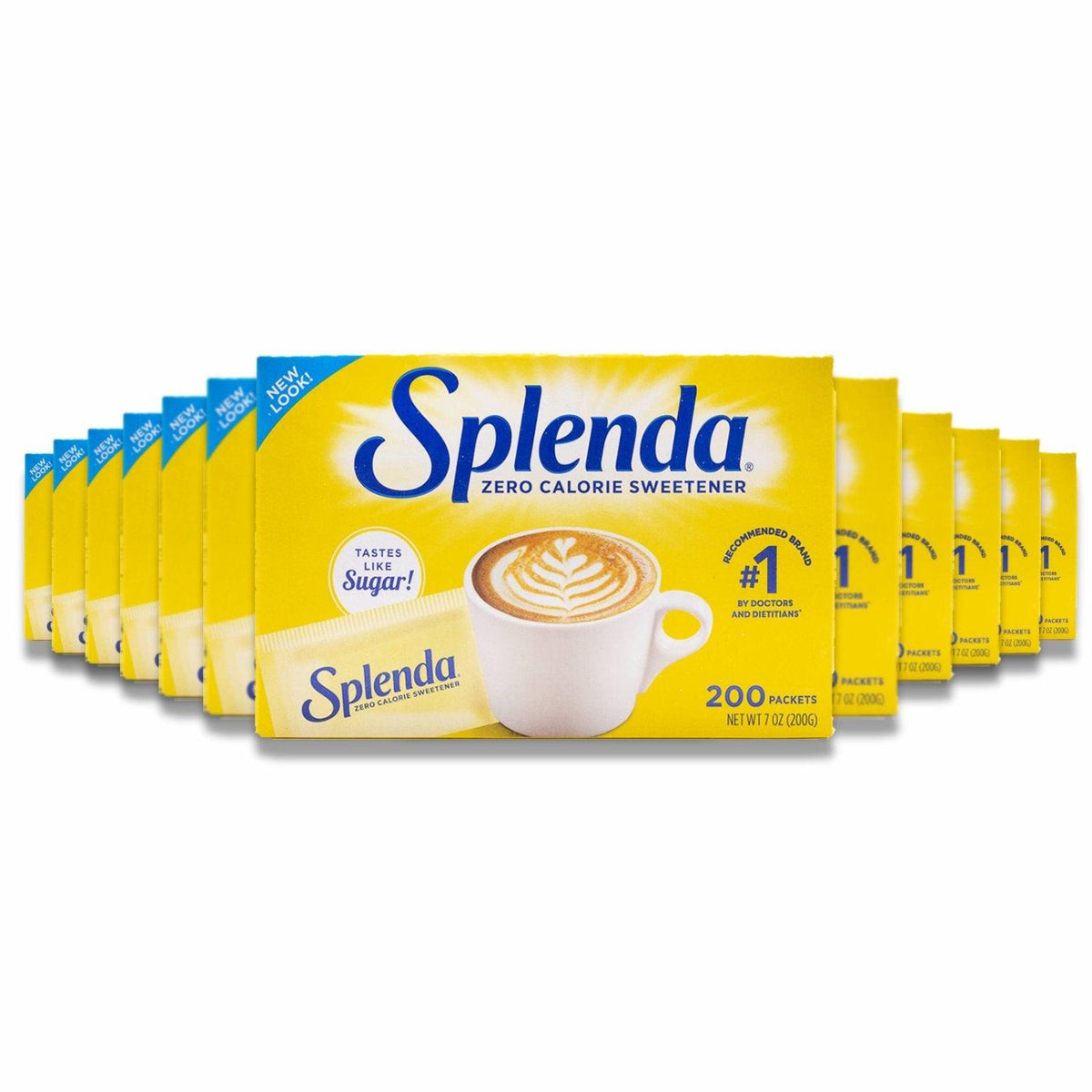 Splenda - Zero Calorie Sweetener, Single-Serve Packets - 200 Ct - 12 P ...