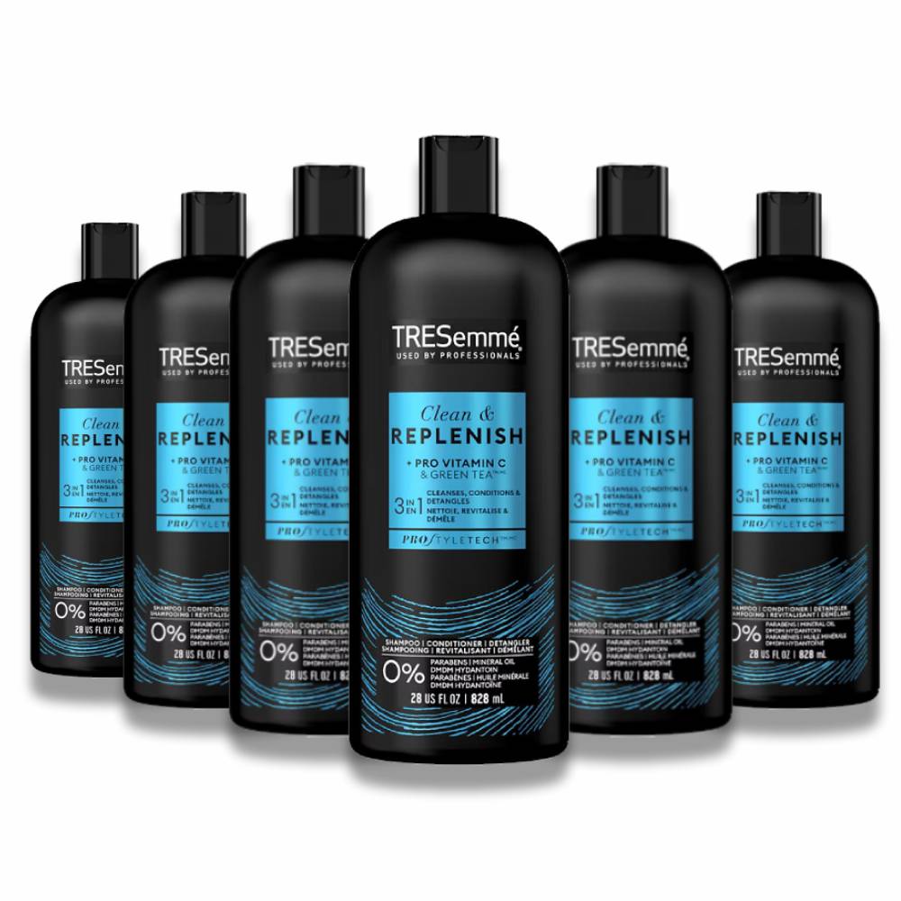 Tresemme - 3-in-1 Tresemme Shampoo & Conditioner - 28 Oz - 6 Pack ...