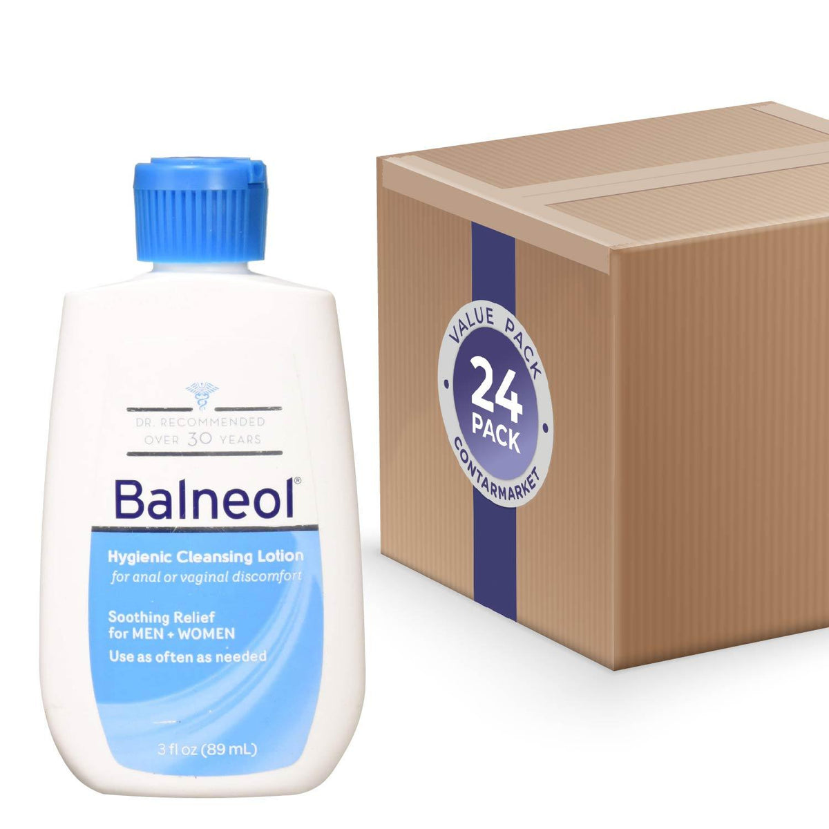 Balneol Hygienic Cleansing Lotion - 3 oz - 24 pack – Contarmarket