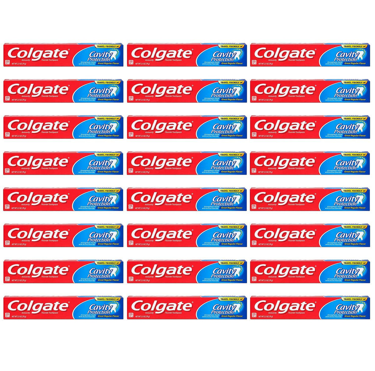 Colgate Cavity Protection, 2.5oz Each - 24 Pack – Contarmarket