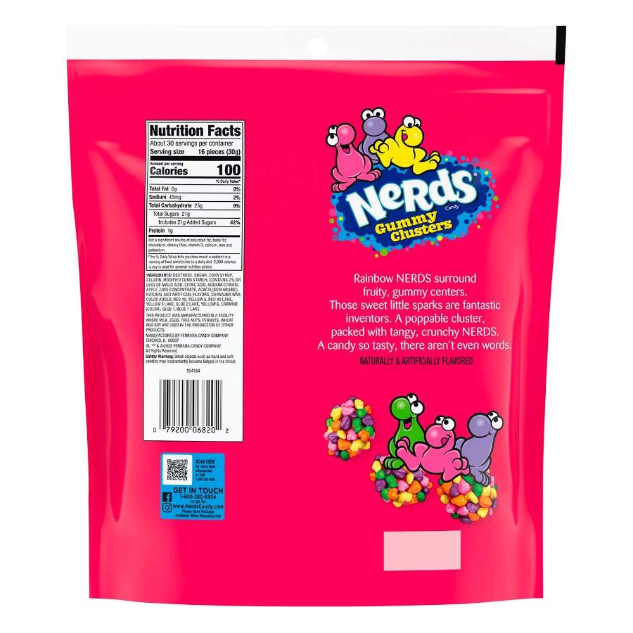 Nerds Gummy Clusters Family Size - 32oz – Contarmarket